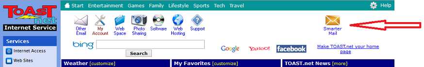 Access Email from any Internet Connection - TOAST.net