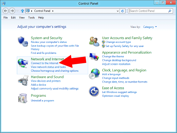Windows 8 - Configure Dial-Up Manually - TOAST.net